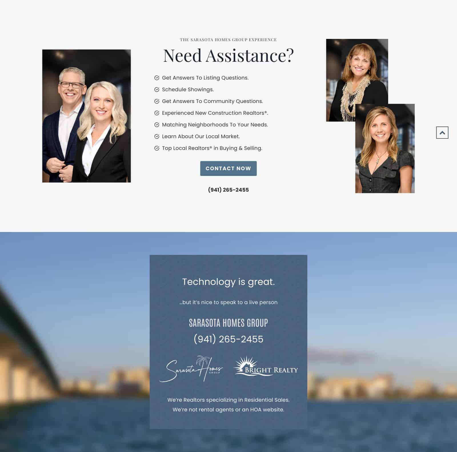 Team CTA - Need Assistance? - SarasotaHomes.com